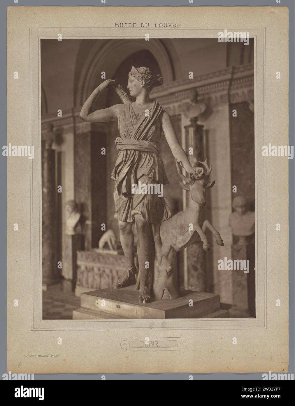 Sculpture of Diana (Louvre coll.), Adolphe Braun & Cie., 1880 - 1900 ...