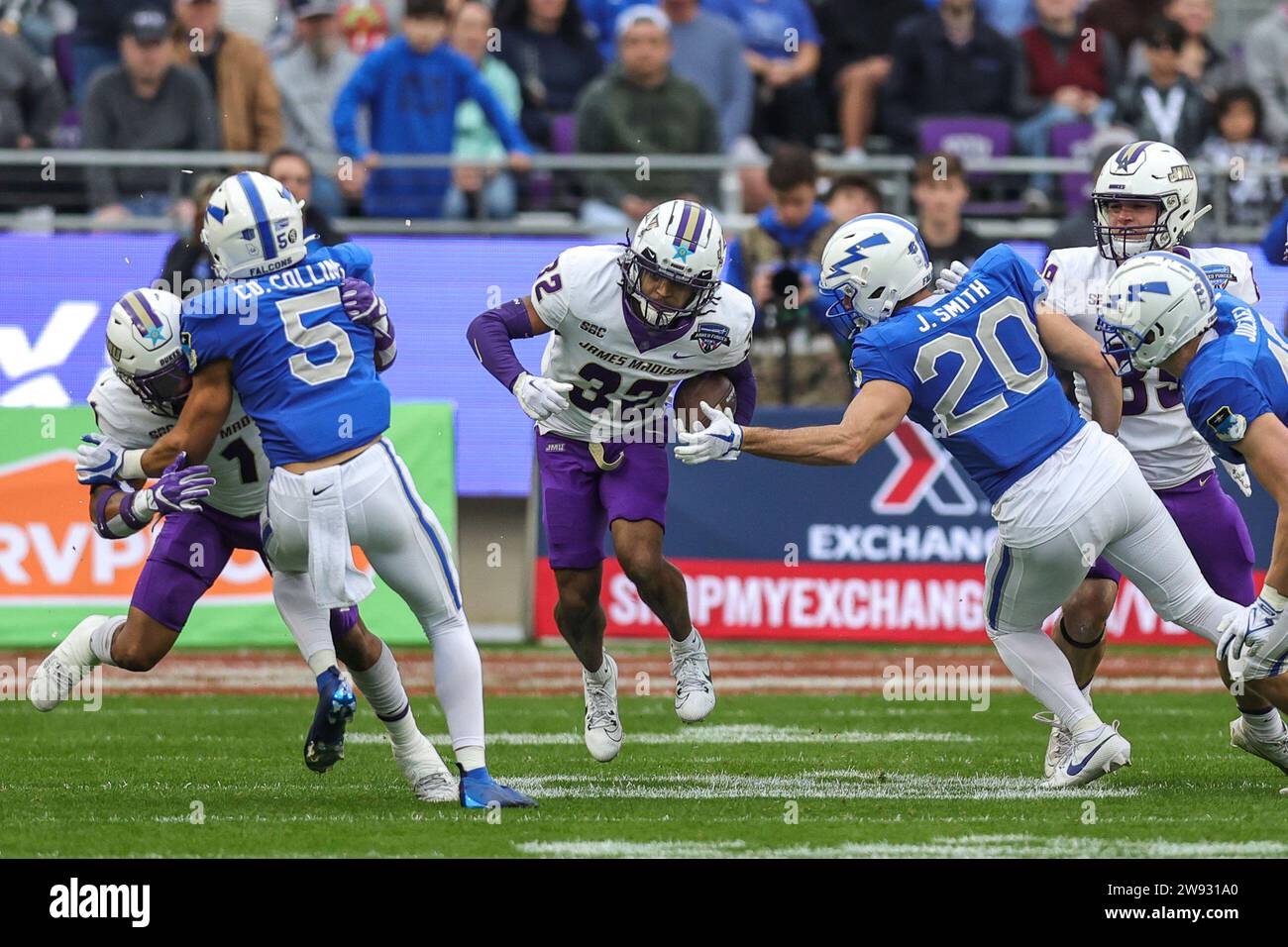 FORT WORTH, TX - DECEMBER 23: James Madison Dukes running back Kalin ...