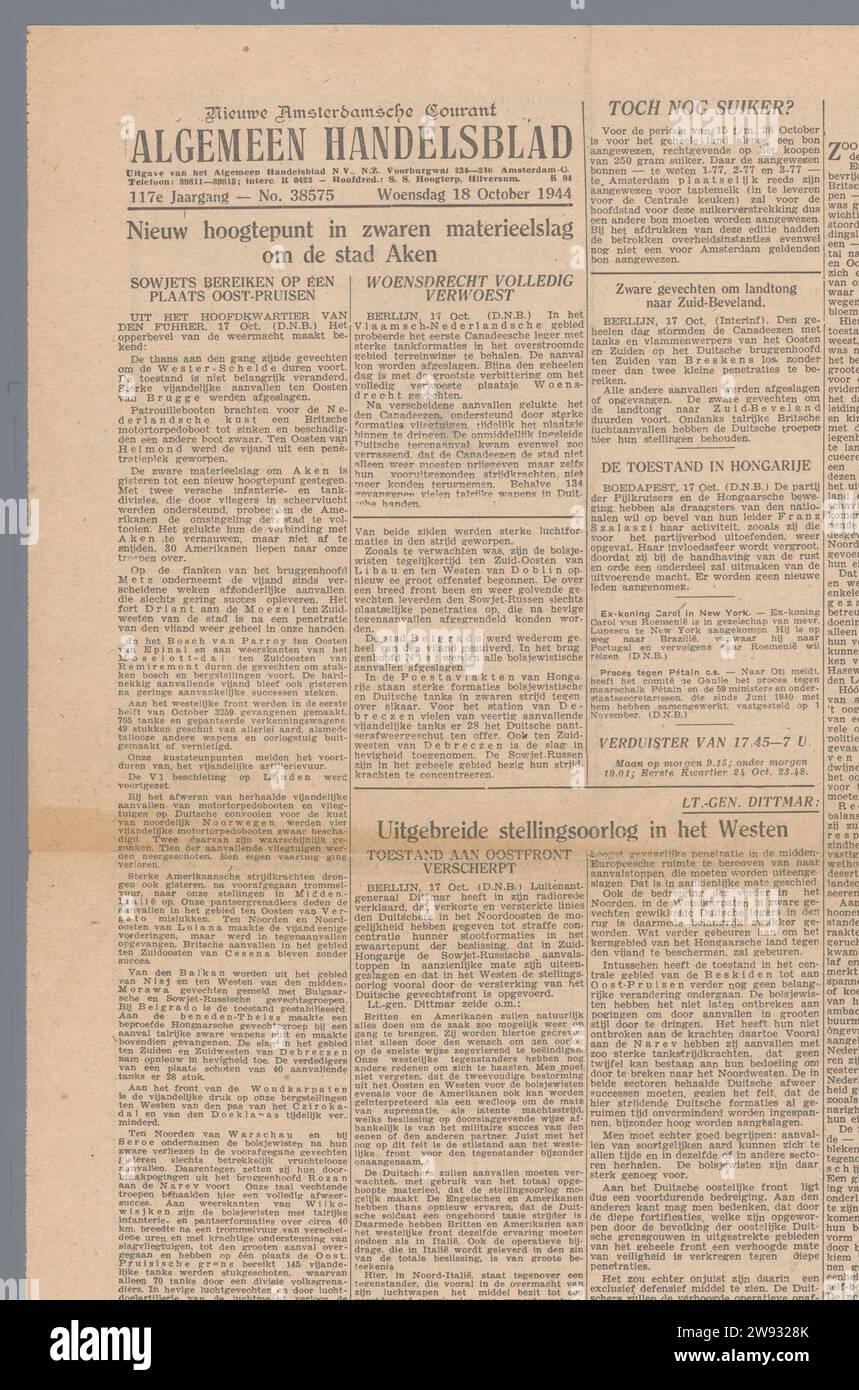 1944 newspaper hi-res stock photography and images - Alamy