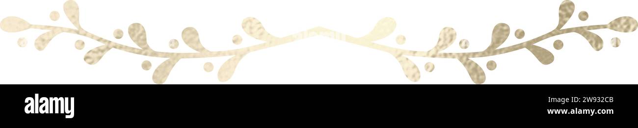 Text divider, border, text border, gold with transparent background ...