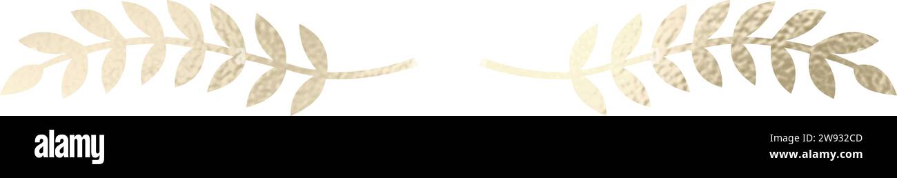 Text divider, border, text border, gold with transparent background ...