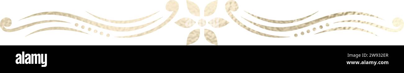 Text divider, border, text border, gold with transparent background ...