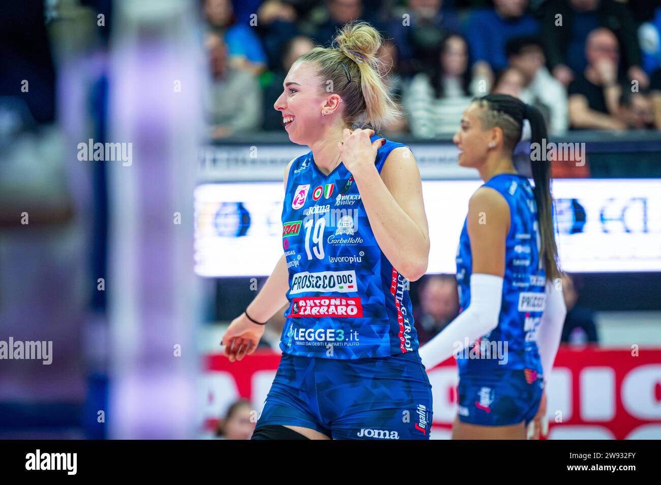 Treviso, Treviso, Italy. 23rd Dec, 2023. Sarah Fahr of Prosecco Doc ...