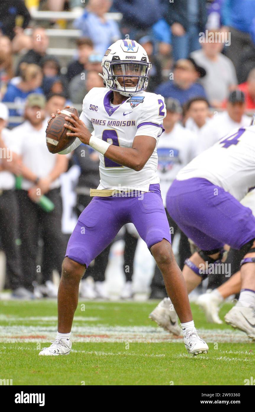 December 22, 2023: James Madison Dukes quarterback Jordan McCloud (2 ...