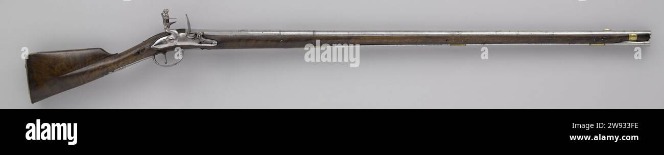 VOC rifle with weapon of Amsterdam, Solingen, 1725 - 1798 flintlock gun ...