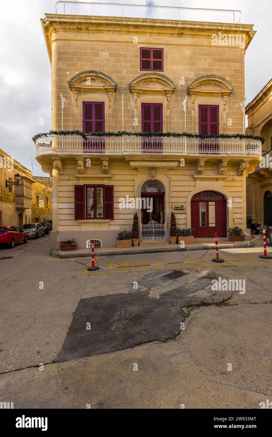 In the streets of Gozo's island capital Victoria, which is called Rabat ...
