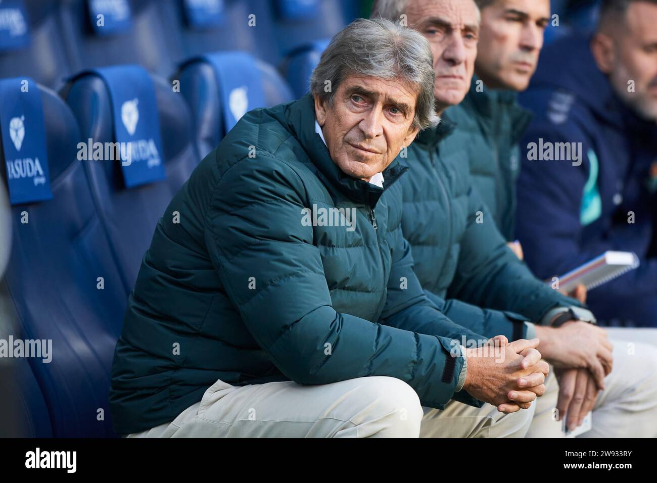 Real Betis head coach Manuel Pellegrini looks on during the LaLiga EA ...