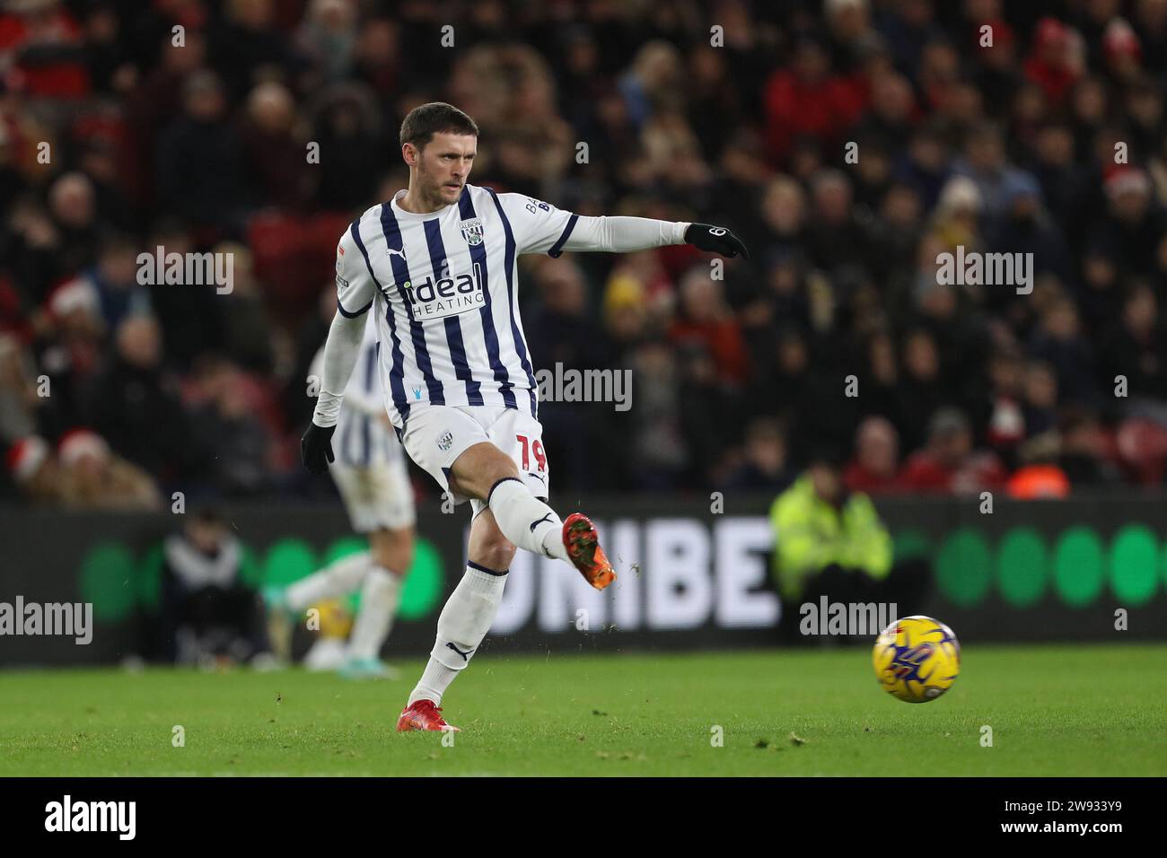Middlesbrough, UK. 23rd Dec 2023. West Bromwich Albion's John Swift ...