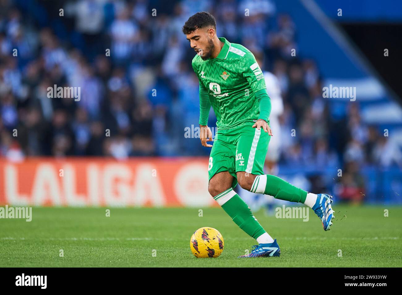Chadi Riad of Real Betis in action during the LaLiga EA Sports match ...