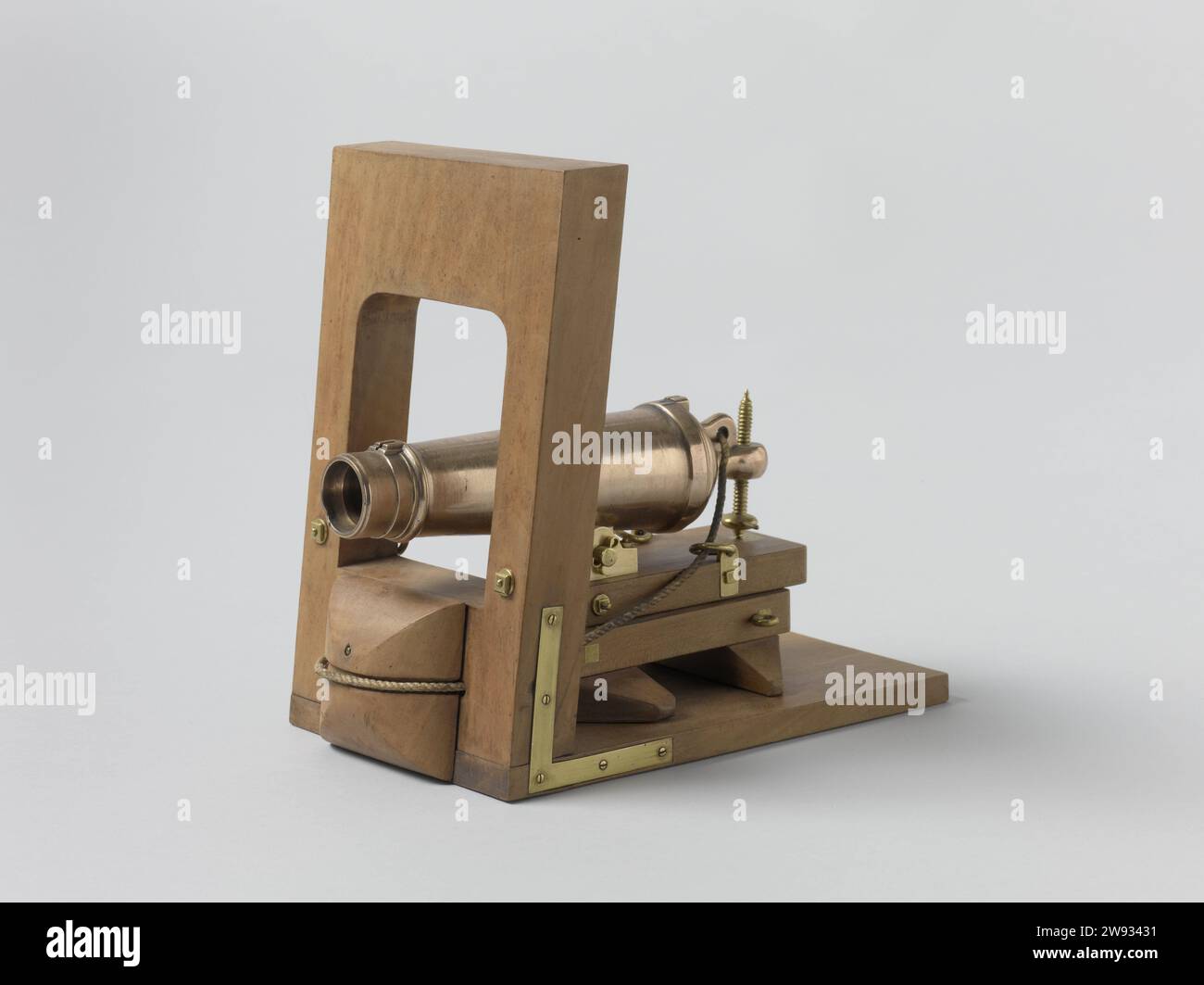 Model of ship guns on affuit, anonymous, c. 1600 - c. 1900 gunmodel ...