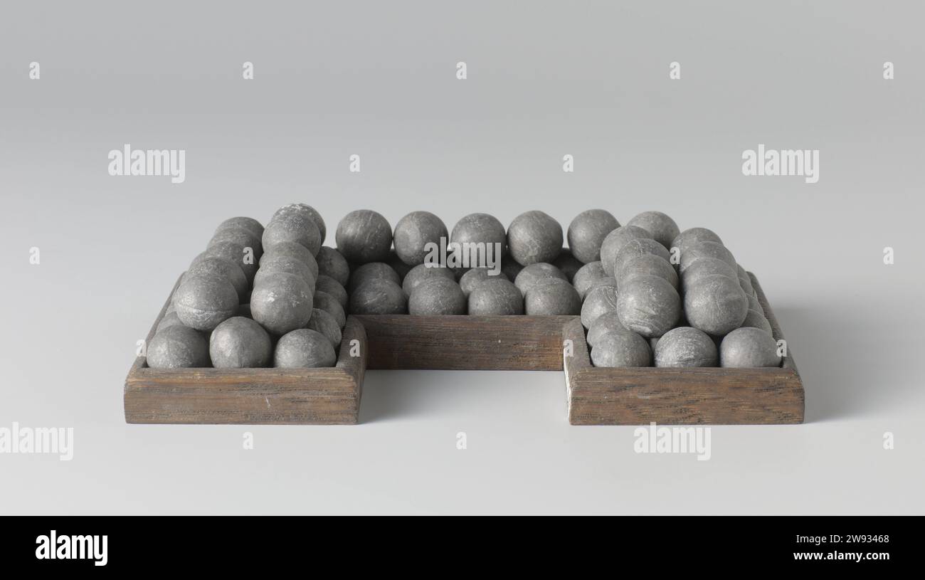 Model of a horseshoe -shaped ball stack, anonymous scale model Model of ...