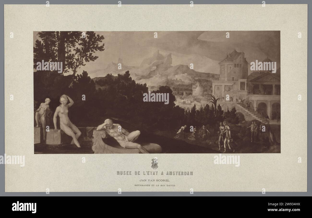 Photo production of a painting by Jan van Scorel, 'The toilet of ...