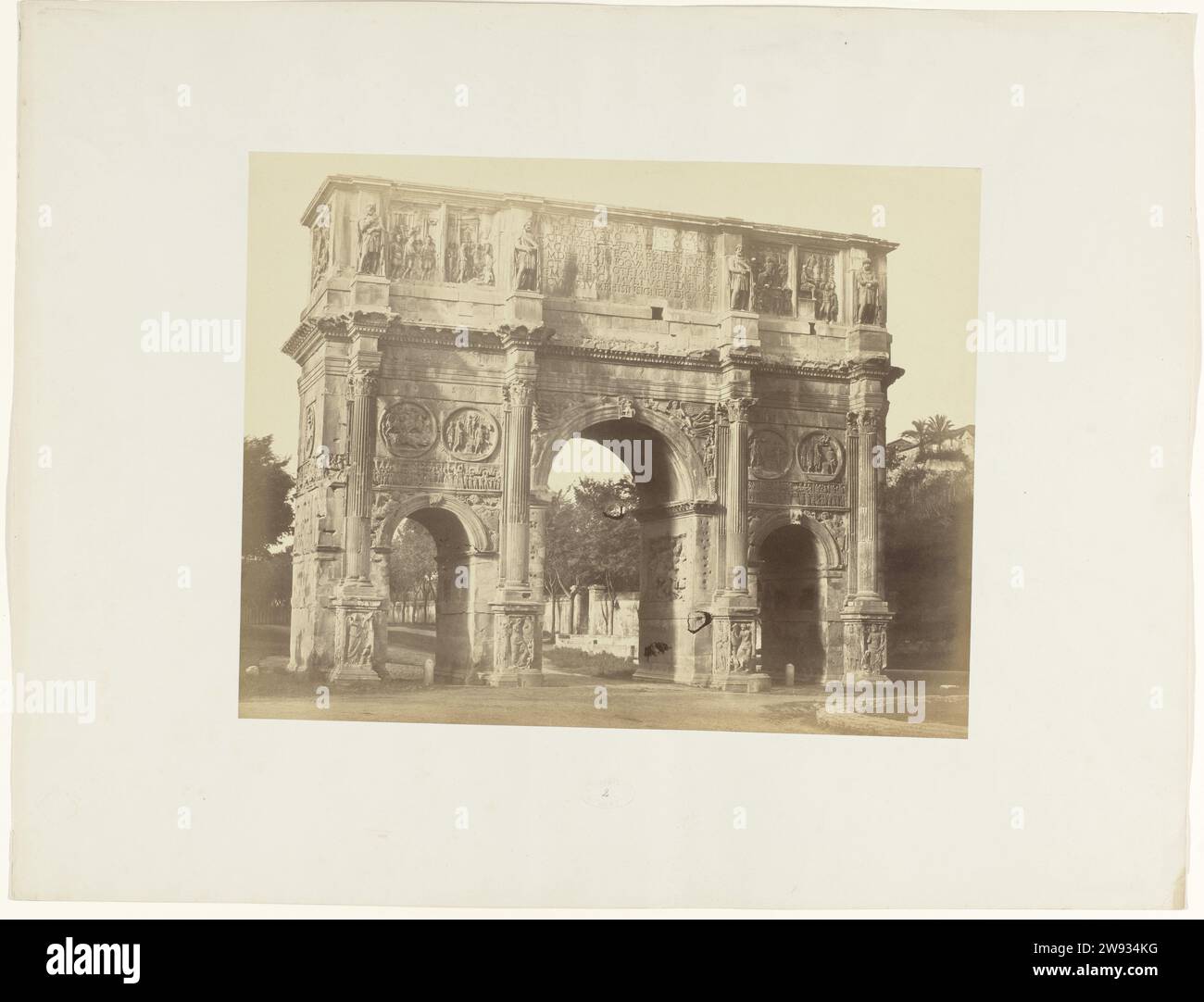 Boog of Constantijn in Rome, Robert Macpherson, c. 1855 - c. 1870 ...