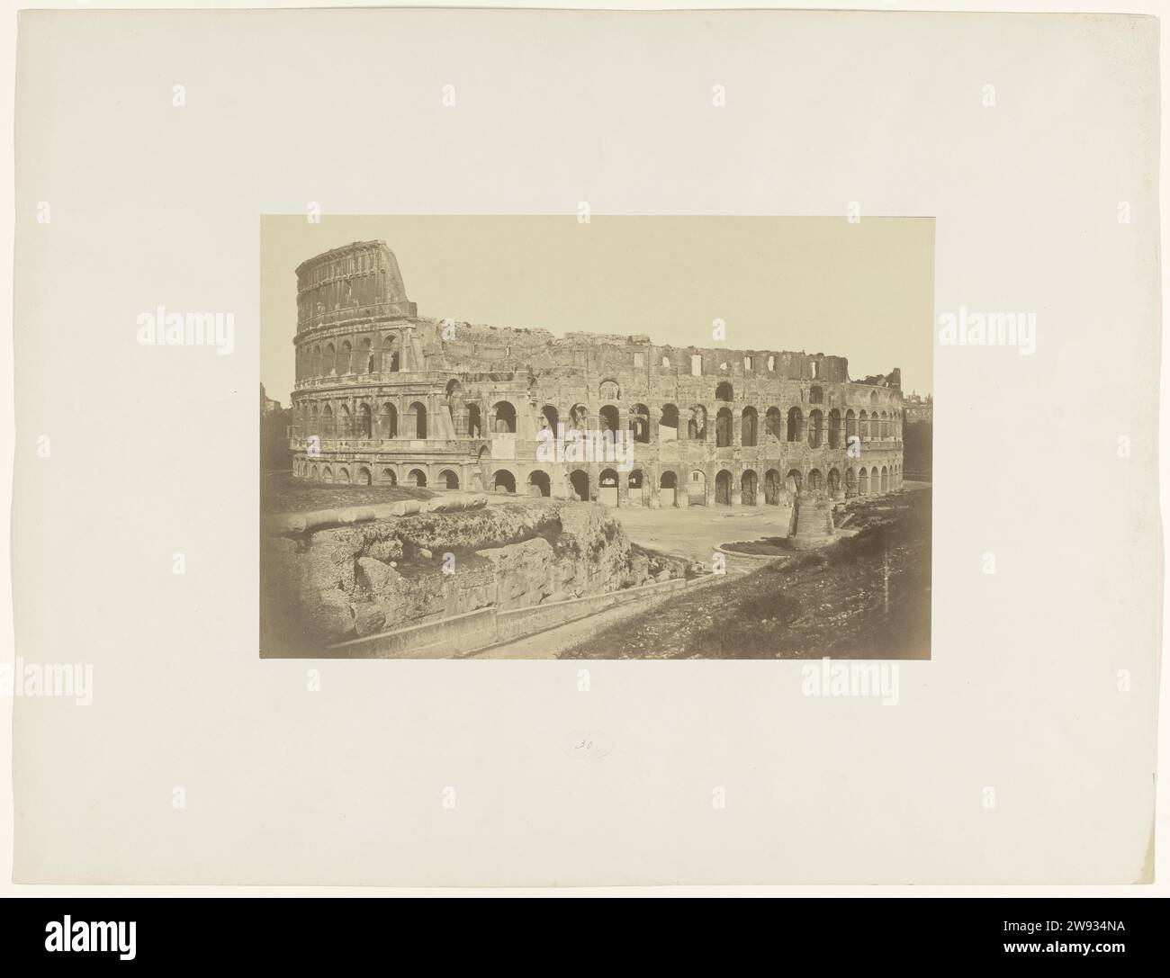 View of the Colosseum in Rome, Robert Macpherson, c. 1855 - c. 1870 ...