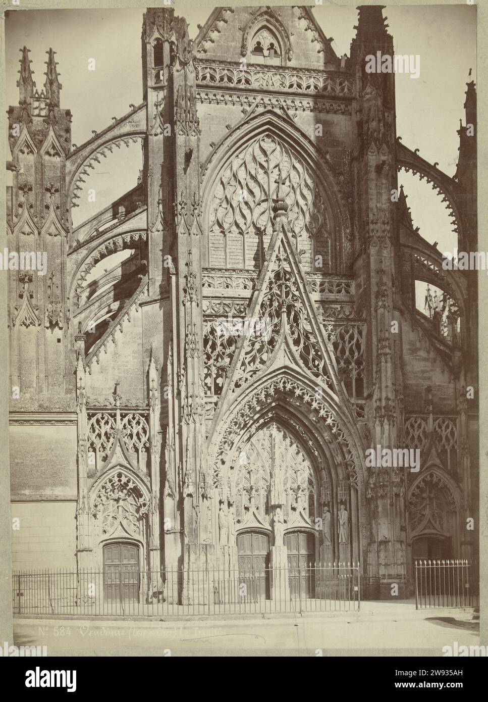 Van de Abdij van La Trinité in Vendôme, Seraphin -Médéric Sightly, 1870 ...