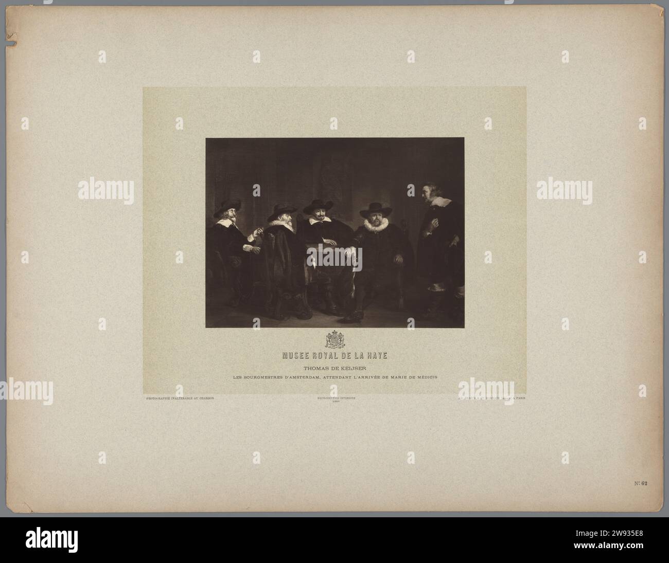 Photo production of a painting by Thomas de Keyser, 'The mayors of ...