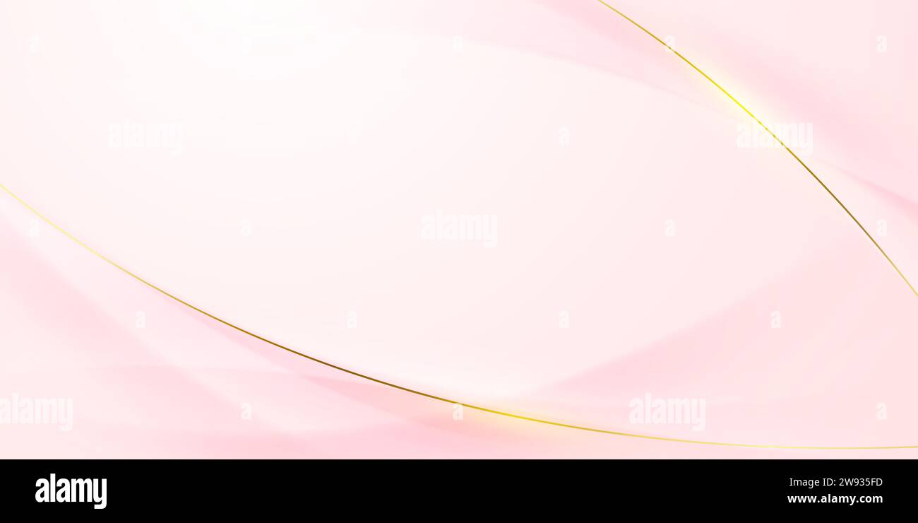 pink abstract background with luxury golden elements vector ...