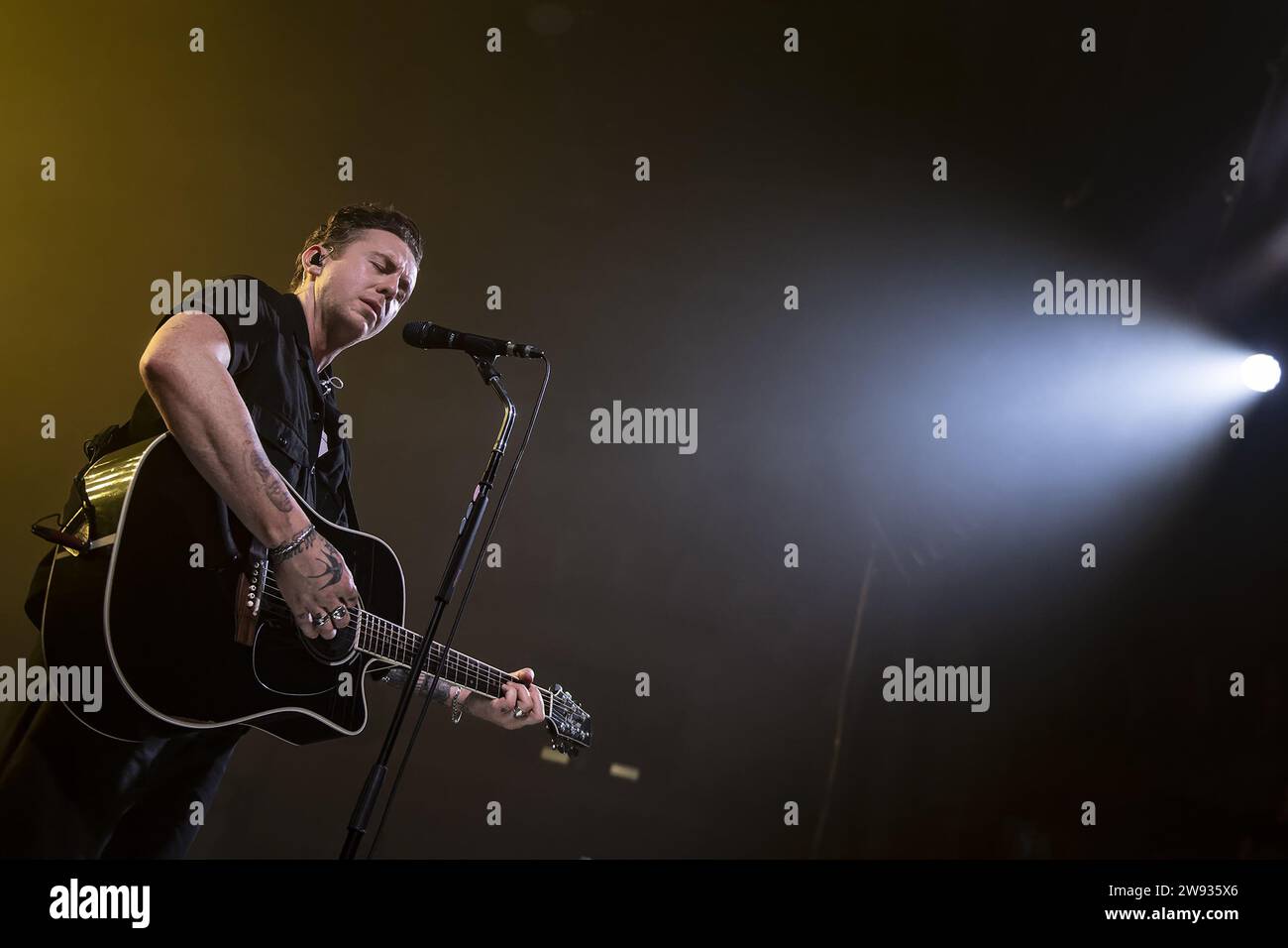 CAMBRIDGE, ENGLAND: McFly perform on stage at the Cambridge Corn ...