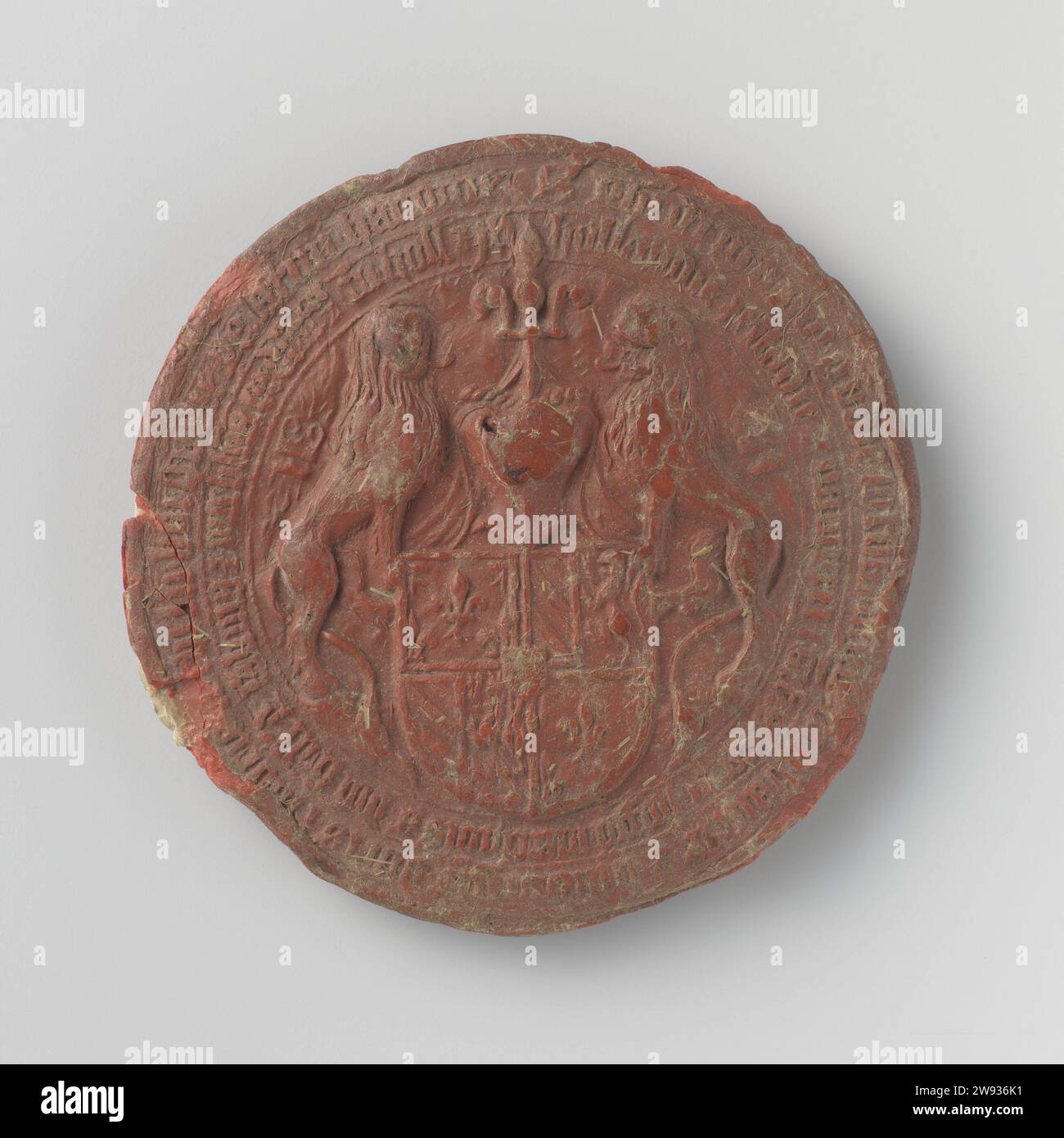 Wax seal of Philip the Good, Duke of Burgundy, anonymous, c. 1433 - c ...