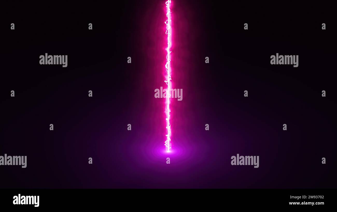Bright laser beam. Computer generated 3d render Stock Photo - Alamy