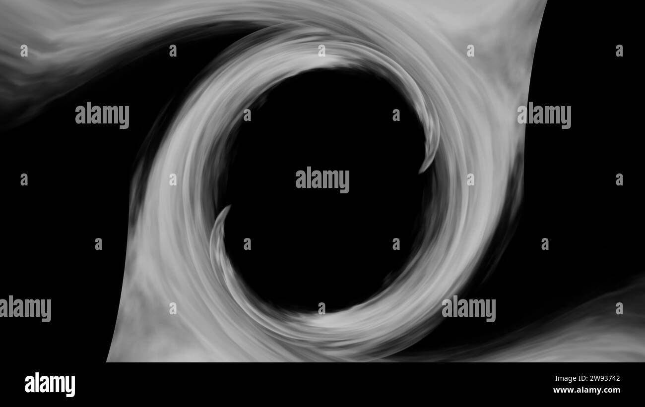 Abstract spiral smoke. Computer generated 3d render Stock Photo - Alamy