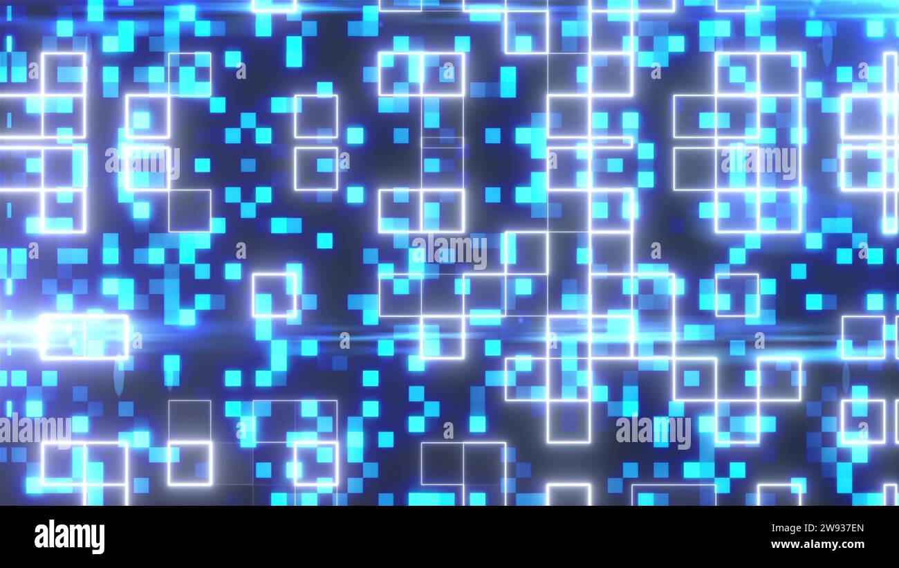 Digital backdrop with squares and lines. Computer generated 3d render ...