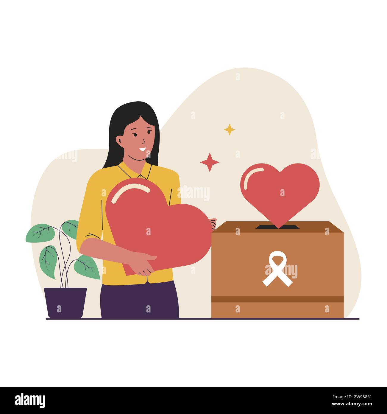 Charity fundraising cartoon Stock Vector Images - Alamy