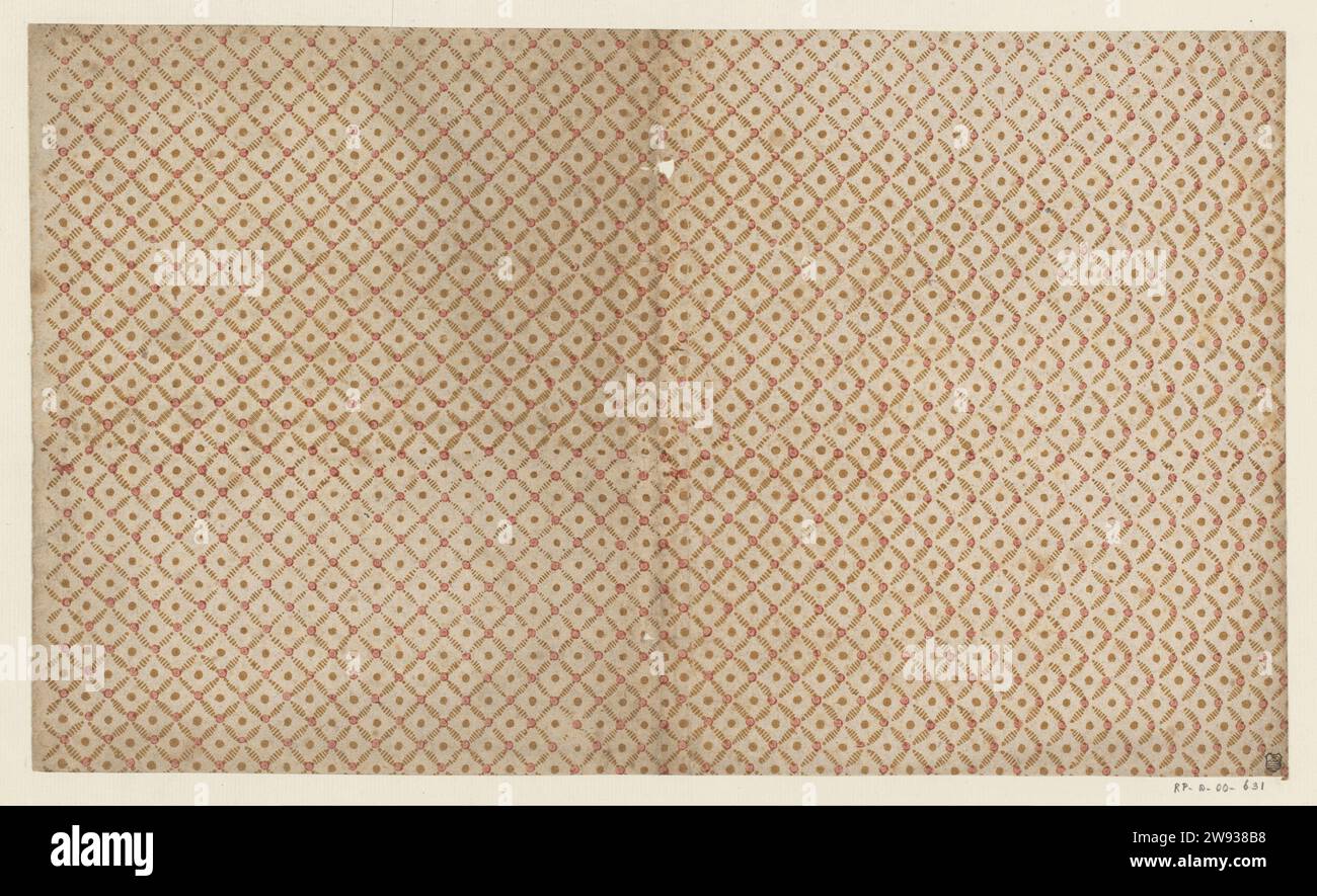 Leaf with windscreen pattern with point as field filling and overhoekse ...