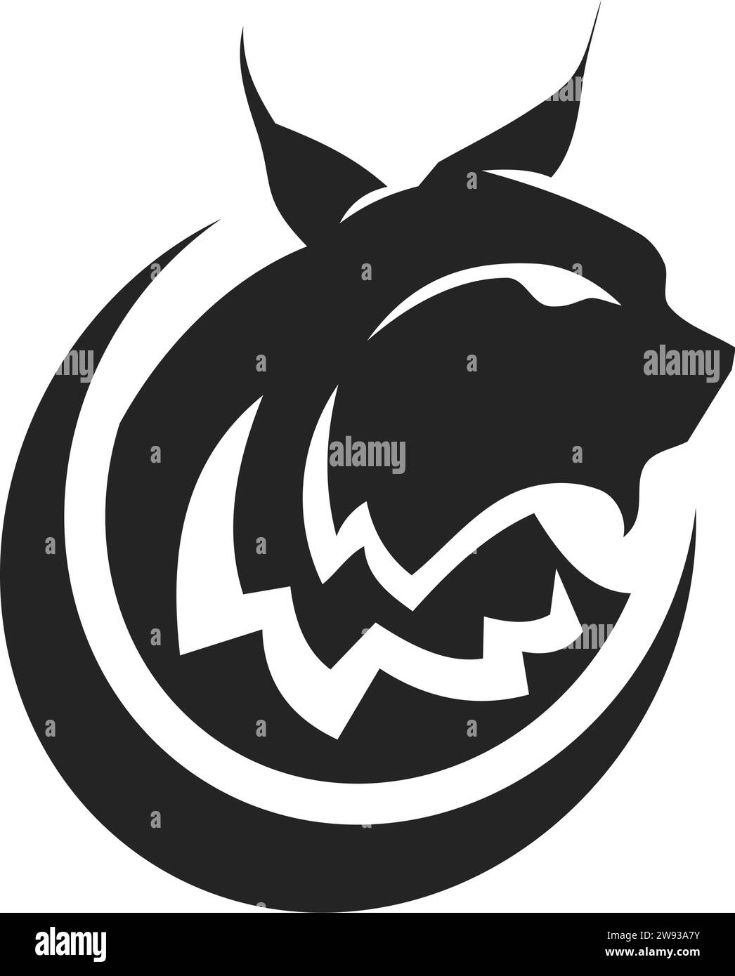 Lynx Logo template Isolated. Brand Identity. Icon Abstract Vector ...