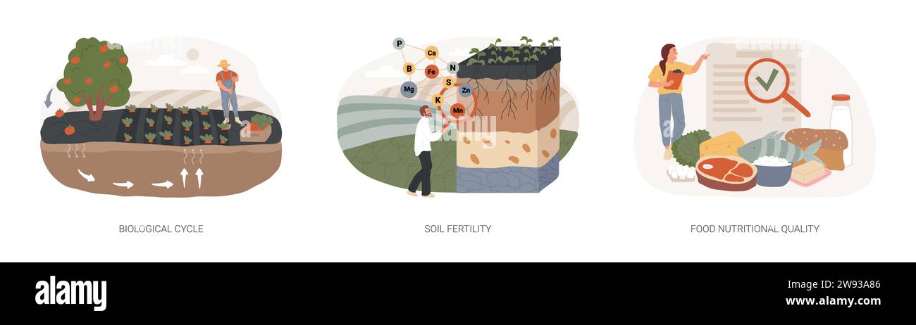Crop rotation cartoon hi-res stock photography and images - Alamy