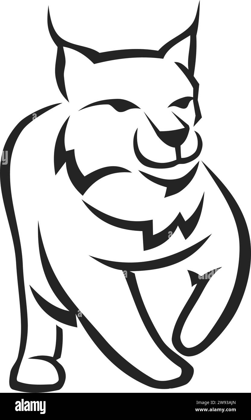 Lynx Logo template Isolated. Brand Identity. Icon Abstract Vector ...