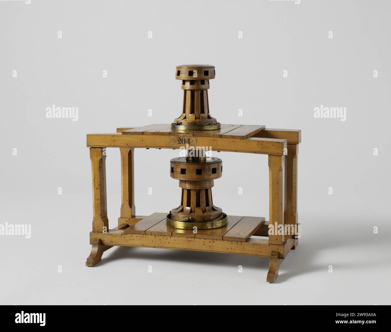 Model of A Double Capstan, Rijkswerf Vlissingen (Possible), c. 1821 ...