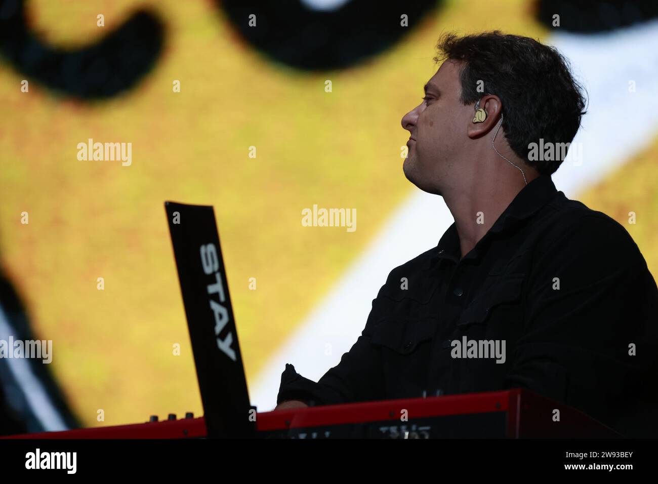 Sao Paulo, Brazil. 23rd Dec 2023. The band Colomy is opening for the ...