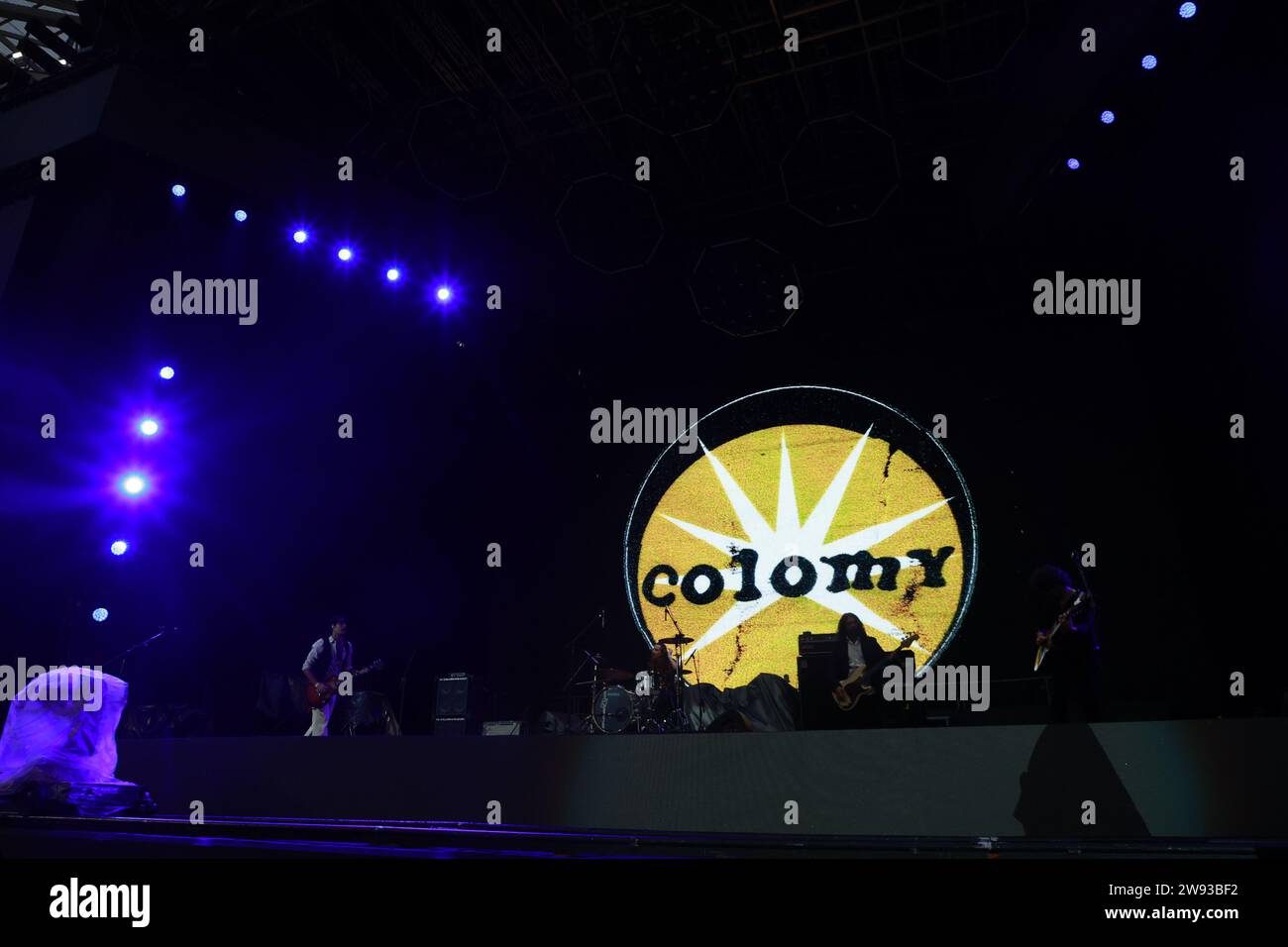 Sao Paulo, Brazil. 23rd Dec 2023. The band Colomy is opening for the ...