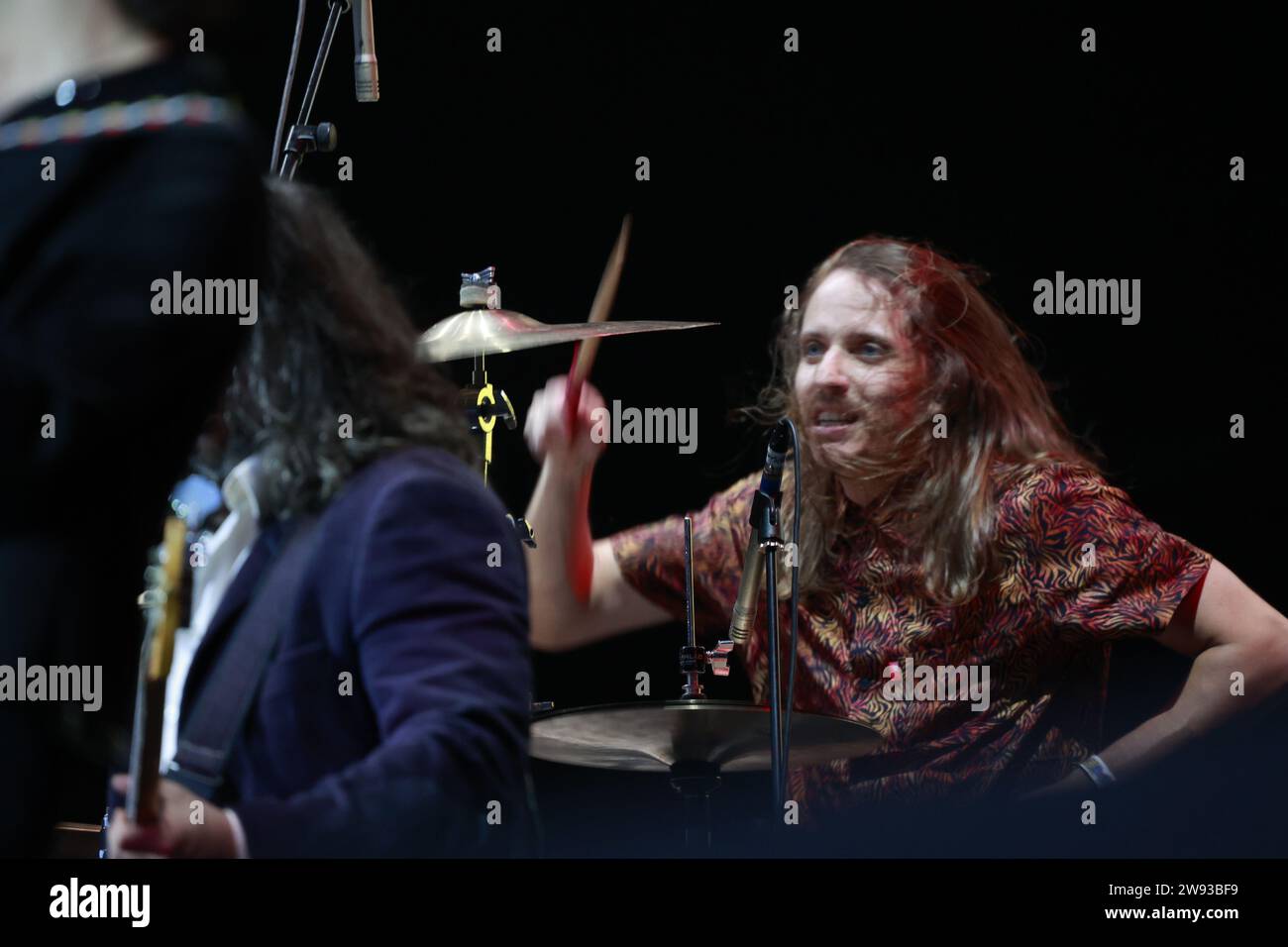 Sao Paulo, Brazil. 23rd Dec 2023. The band Colomy is opening for the ...