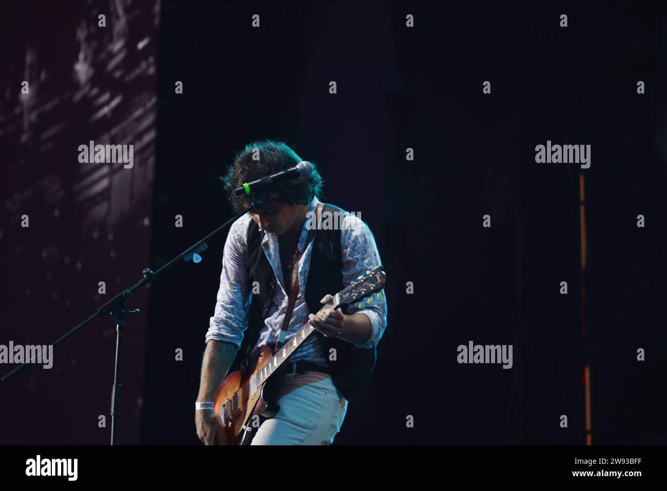 Sao Paulo, Brazil. 23rd Dec 2023. The band Colomy is opening for the ...