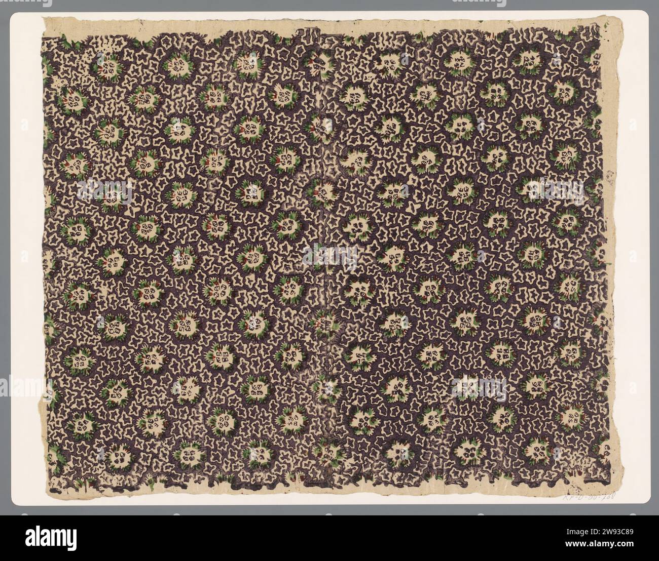 Leaf with spreading pattern of saved leaf motif between whimsical ...