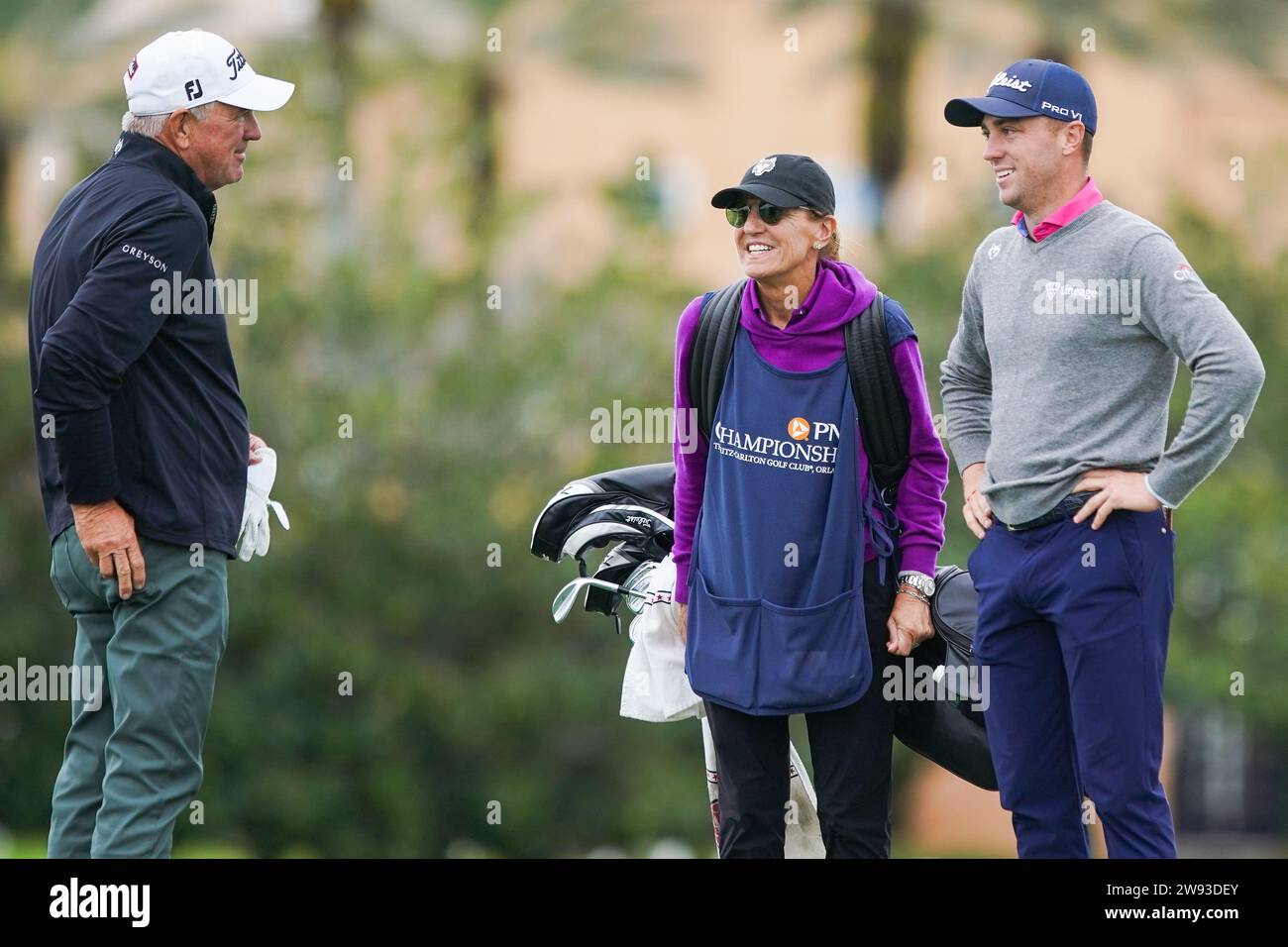 Orlando, Florida, USA. 17th Dec, 2023. (L-R) Mike Thomas, Jani Thomas ...