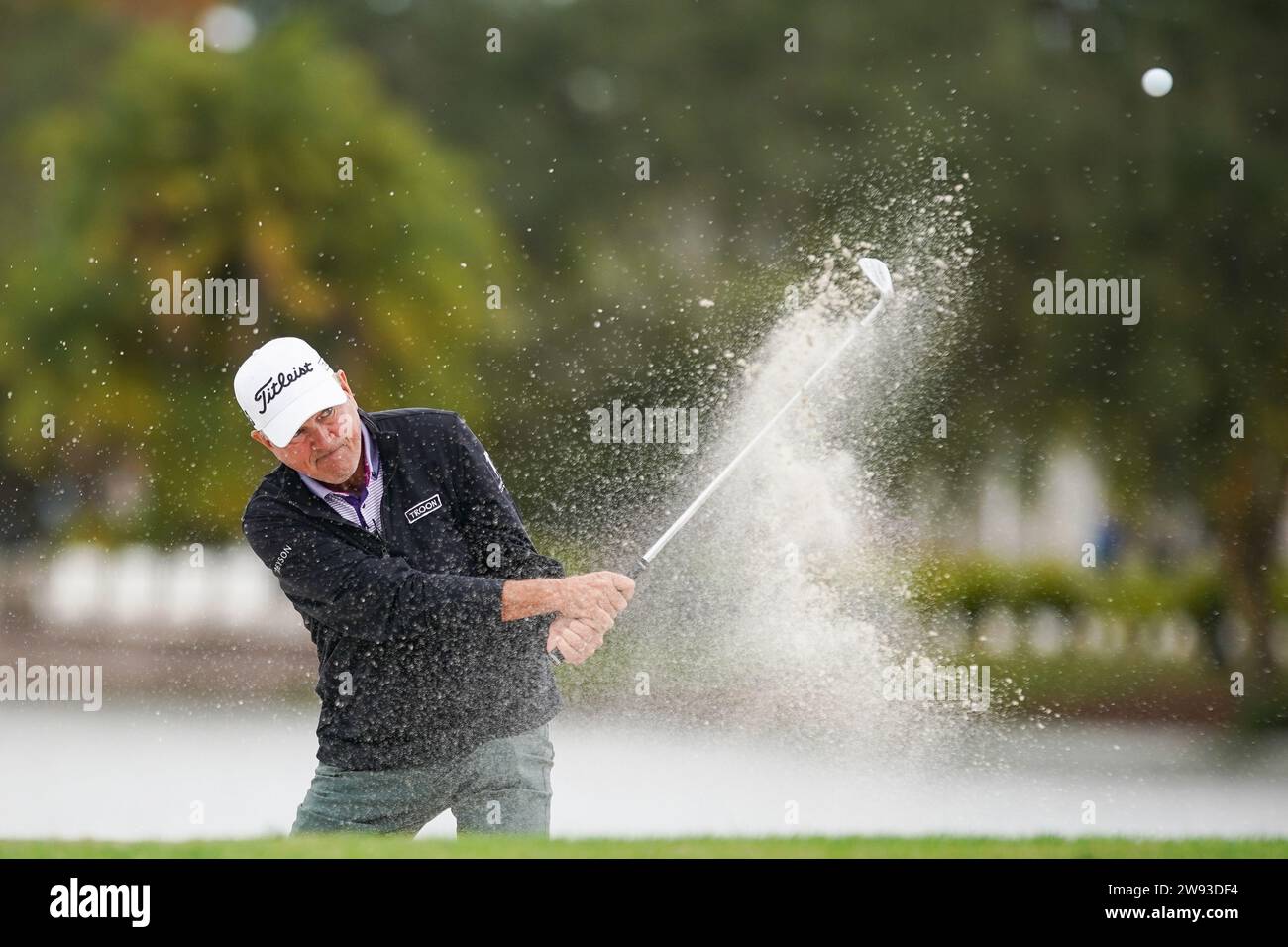 Orlando, Florida, USA. 17th Dec, 2023. Mike Thomas hits out of a ...