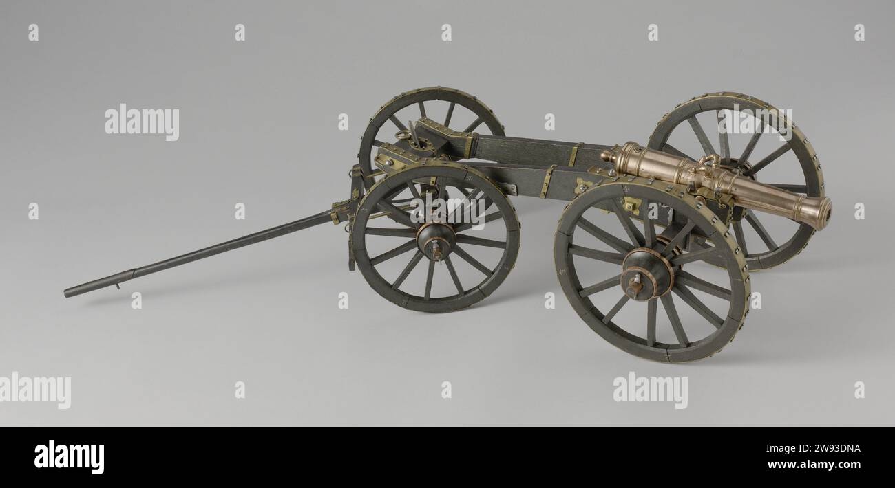 Model of a 3-ponder on afuit with front wagon, anonymous gunmodel Model ...