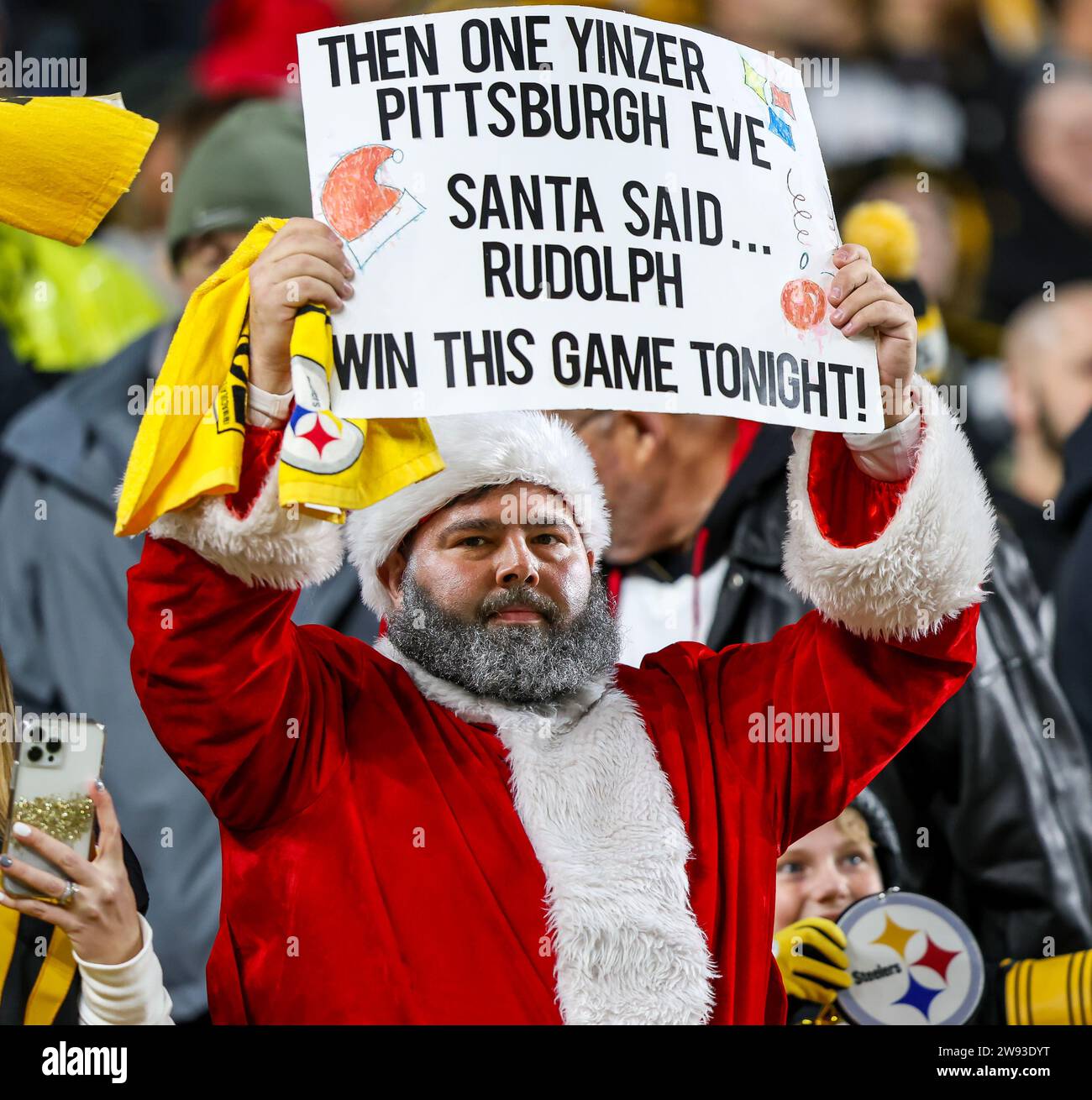 Hookstown, Pennsylvania, USA. 23rd Dec, 2023. Pittsburgh Steeler fan ...
