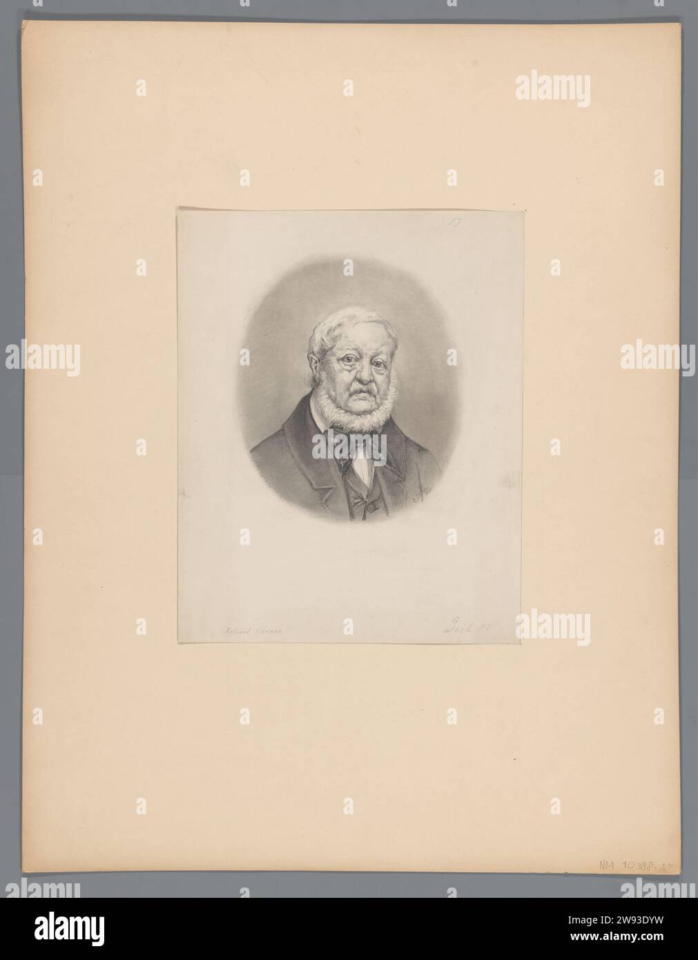 Portrait of Colonel Werner, Cornelis Sebille Roos (publisher), 1872 ...