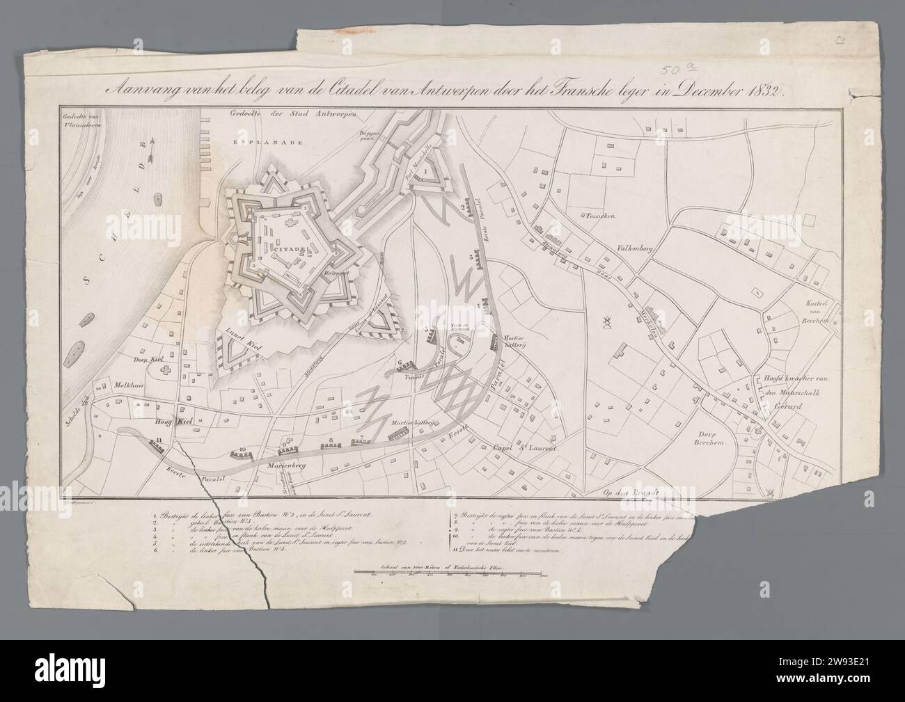 Start of the siege of the Citadel of Antwerp by the French army in ...