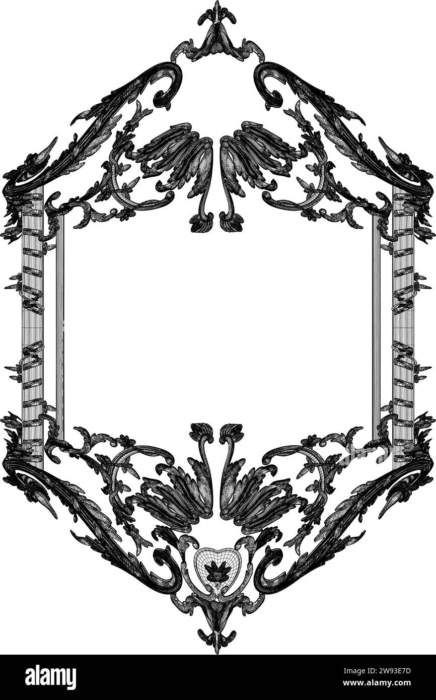 Victorian gothic border hi-res stock photography and images - Alamy