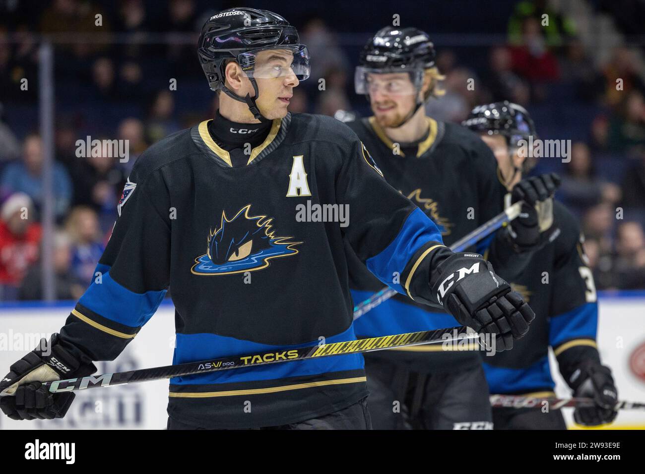 December 20th 2023: Cleveland Monsters defenseman Billy Sweezey (6 ...