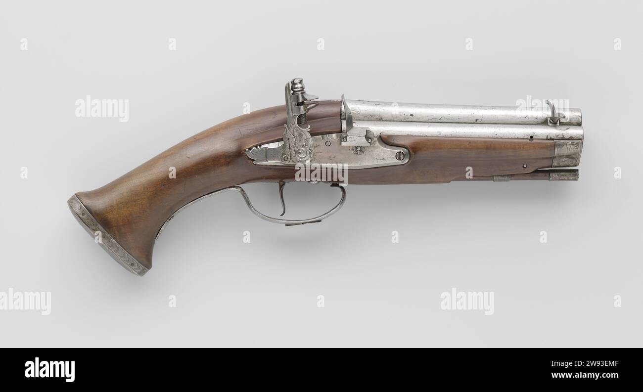 Flintlock pistol with five barrels for superimposed loads, Jan Kitzen ...