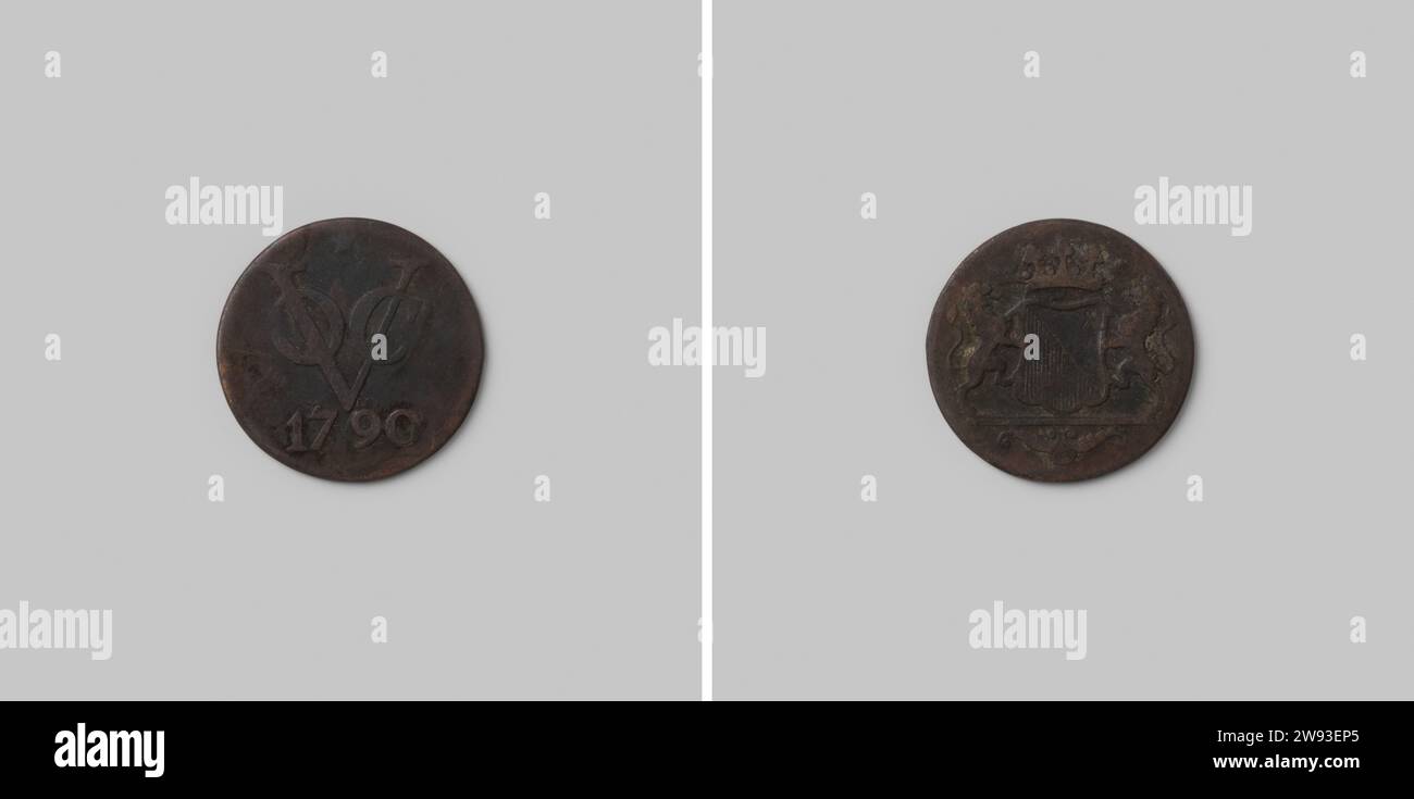 Copper VOC-Munt from 1790, Anonymous, Before 1790 coin Copper coin ...