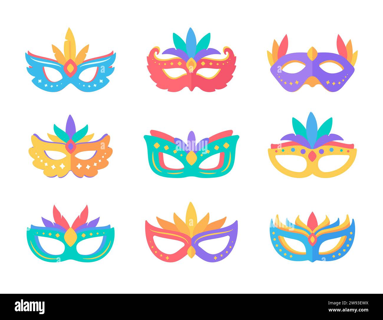 Party mask Stock Vector Images - Alamy