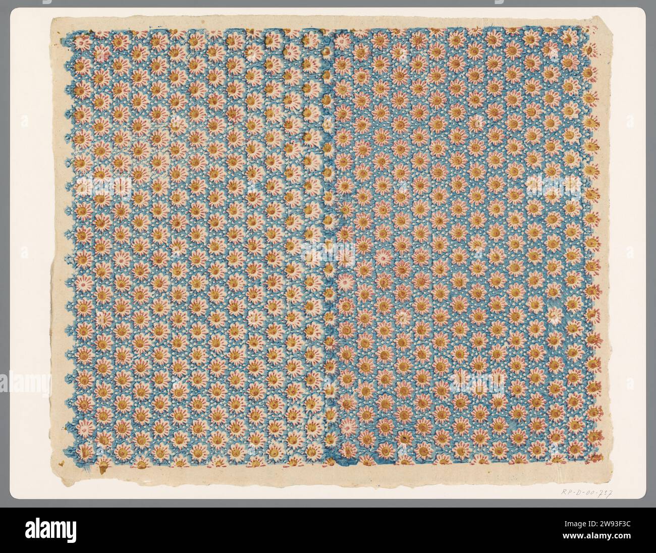 Leaf with spreading pattern of flower pattern in saved shape, anonymous ...