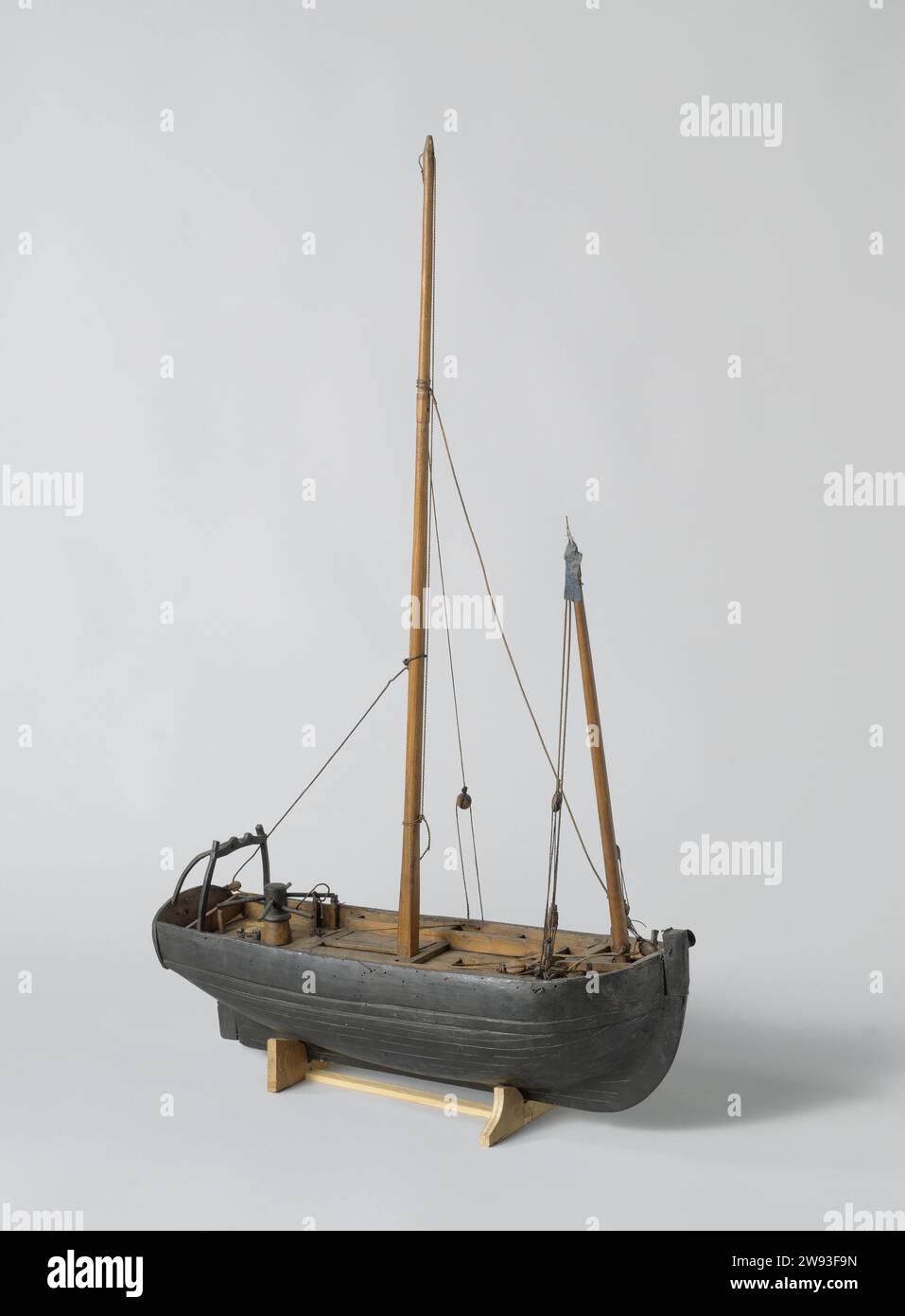 Model of a French Lugger, anonymous, c. 1850 - c. 1870 ship model ...